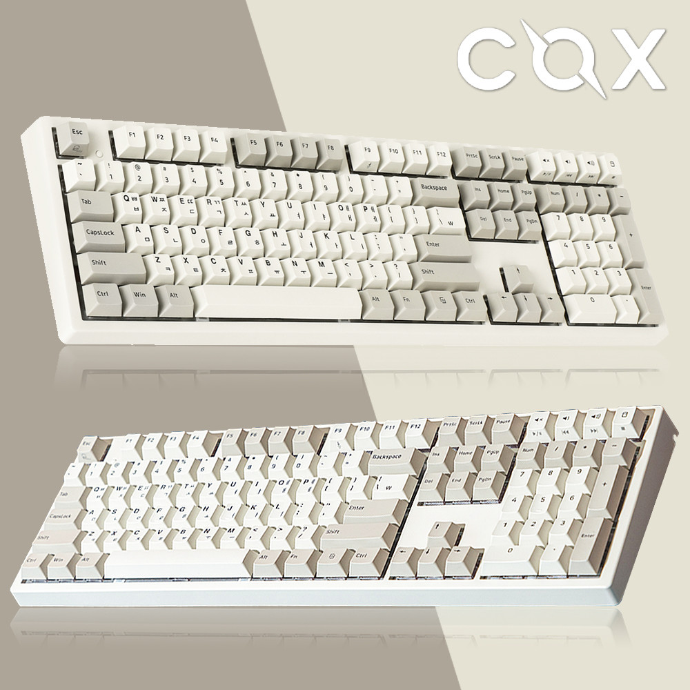 콕스 COX 콕스 엠프리스 오리지널 레트로 PBT 무접점키보드 50g 풀배열 방수방진 위시버킷