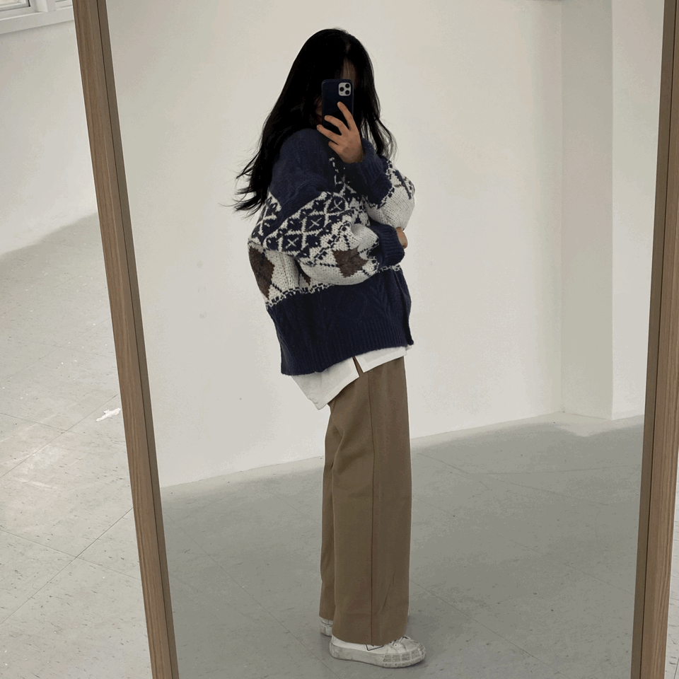 크림치즈마켓 문의폭주 원조 국내 굿퀄리티 왕따뜻 아가일 니트 가디건 위시버킷