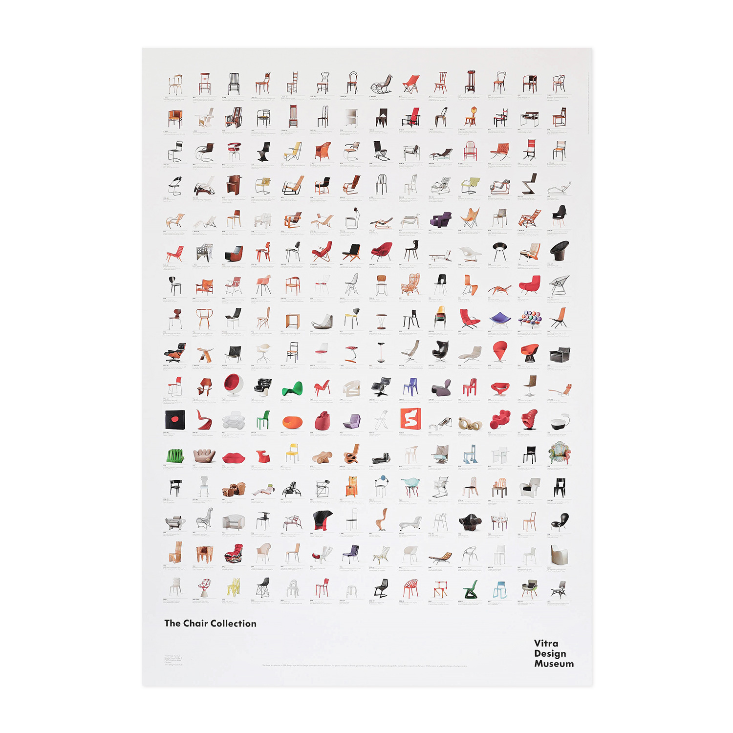 아트멘터리 아트멘터리 The Chair Collection Poster 미술 전시 비트라 포스터 위시버킷