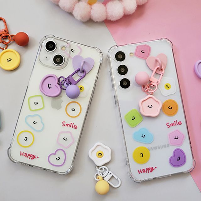 뿌잉몰 무배 파스텔 몽글 키링 젤리 핸드폰 케이스 iphone 아이폰14 프로 PRO MAX PLUS 갤럭시 S23 울트라
