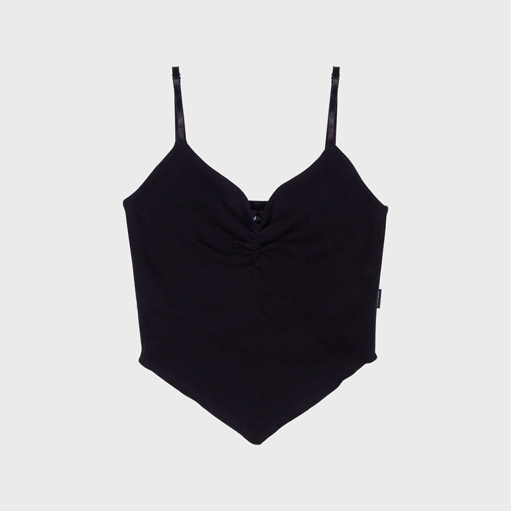 어나더에이 HEART NECK SLEEVELESS Black White 위시버킷
