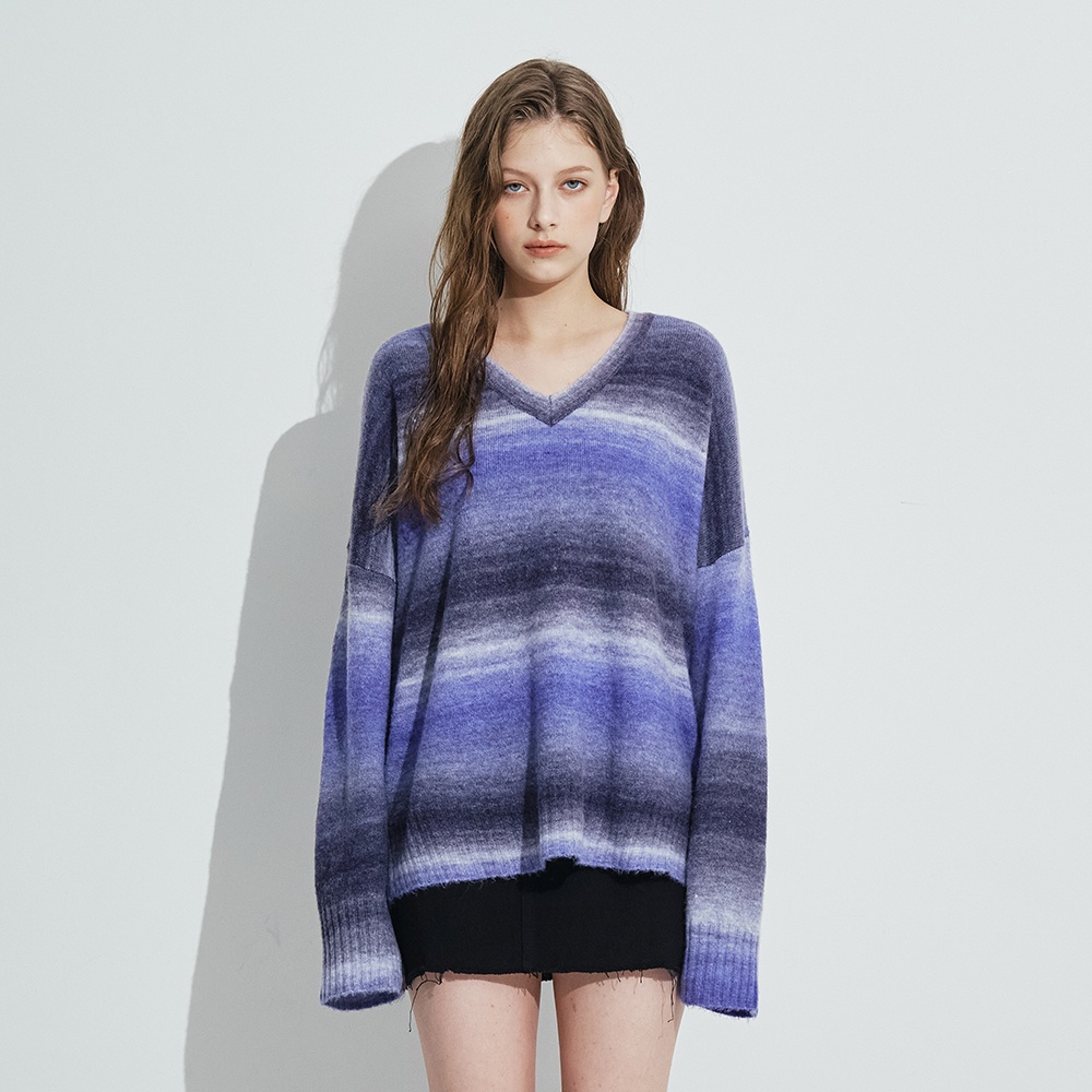로제프란츠 Gradation Overfit Knit Blue 위시버킷
