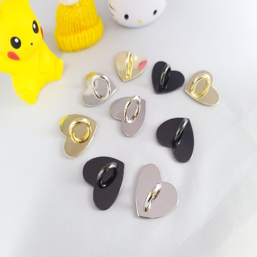 보니또 몰 핸드폰부착고리 네모 하트 고리판 DIY 휴대폰케이스 부자재 폰꾸미기 연결고리 악세사리재료 위시버킷