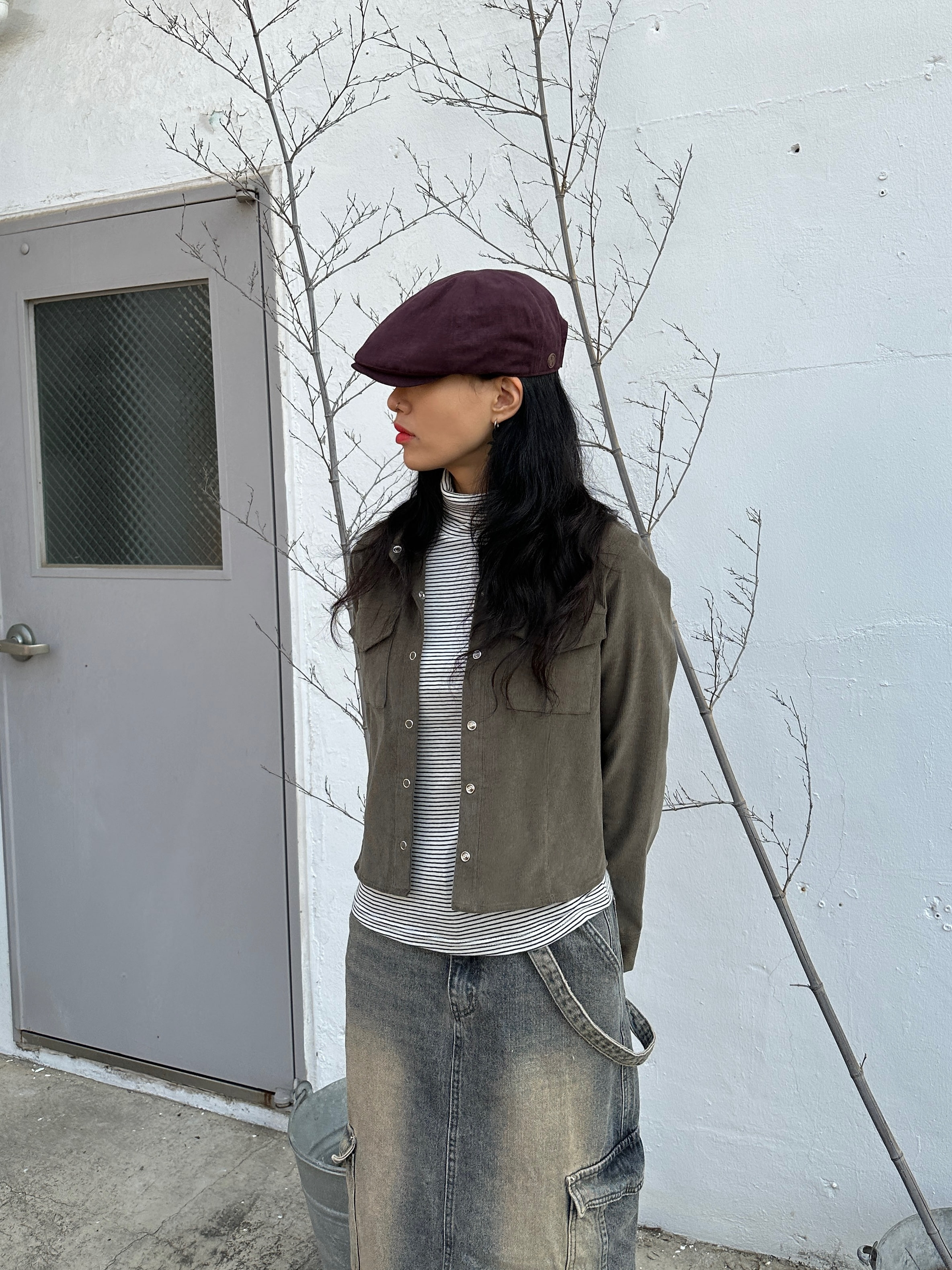 신시 SHINSISM Corduroy pocket shirts 코듀로이 포켓 긴팔 크롭셔츠 골덴셔츠 코듀로이셔츠 위시버킷