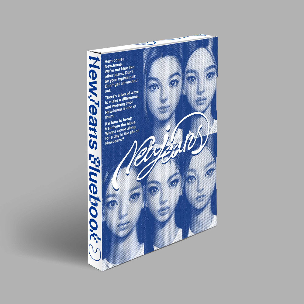 뉴진스 CD 뉴진스 NewJeans 1st EP New Jeans Bluebook ver 블루북 위시버킷