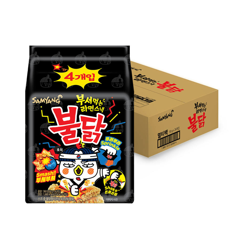 삼양 삼양식품 부셔먹는 라면스낵 불닭 90g x 24입 원산지 하단 제품상세정보 원산지표시 참조 위시버킷