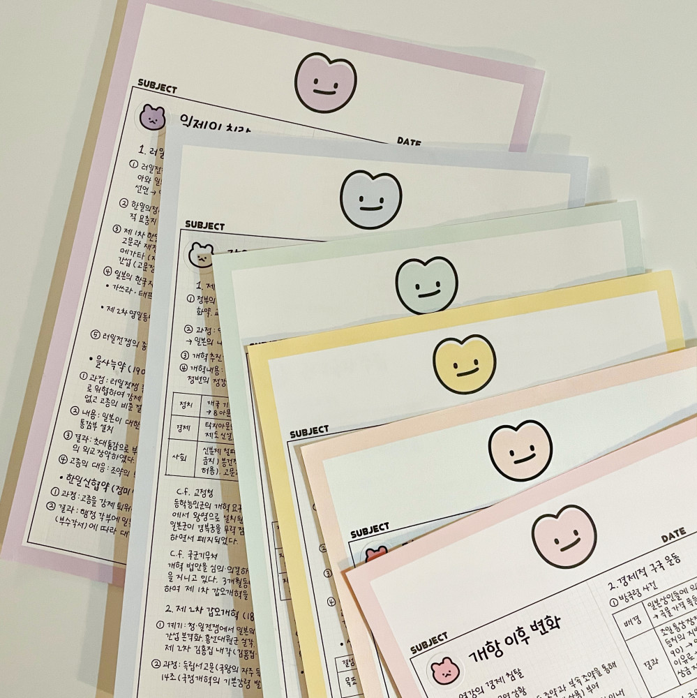 CHEEEZE 치즈샵 B5 떡메모지 피식 모눈 노트 패드 공시생 대떡메 메모지 CHEEEZE CHZB500101 위시버킷