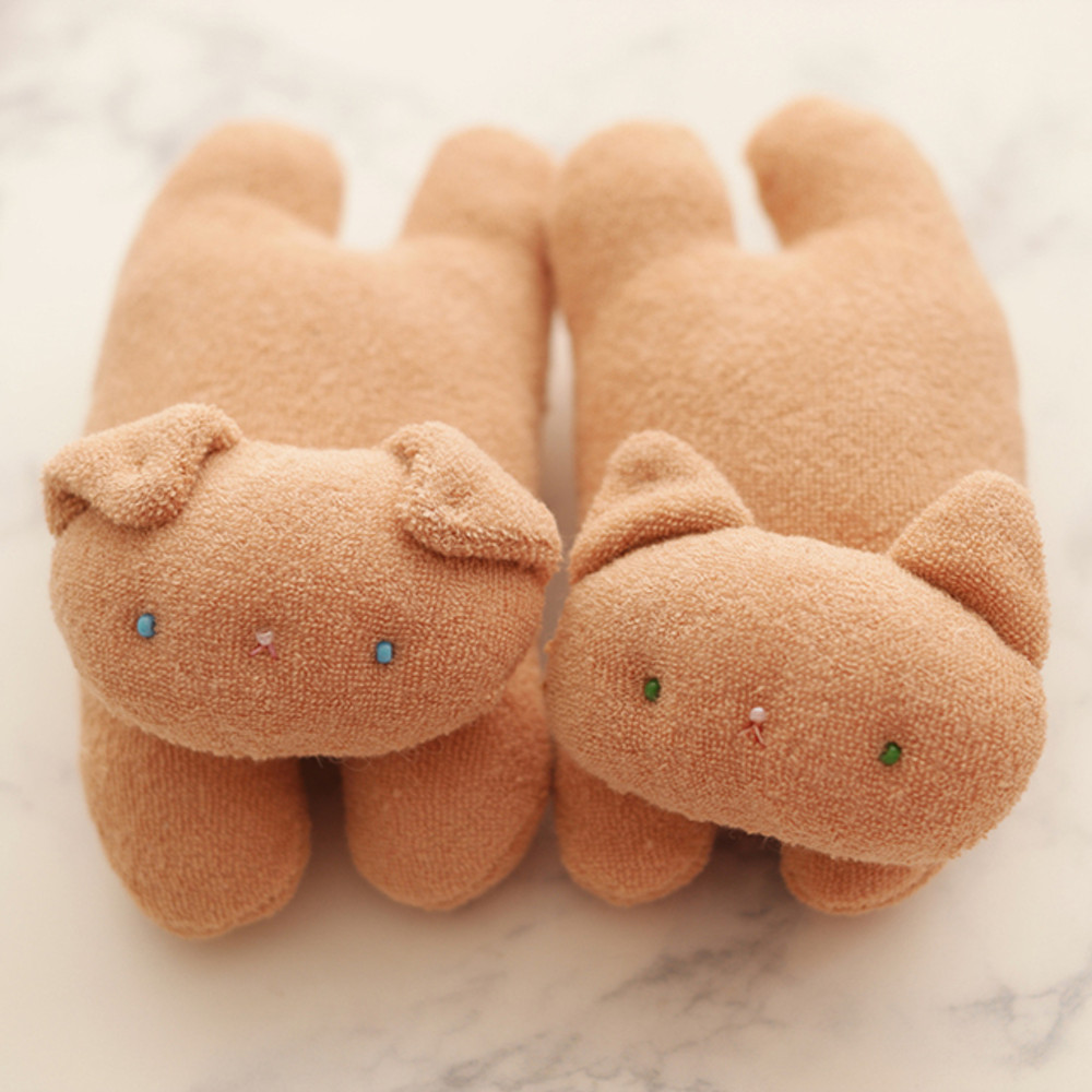 프롬리얼 DIY 키트 귀여움 폭팔 고양이 인형 만들기 손목 쿠션 초보자 동영상 설명 기본 바느질법 위시버킷