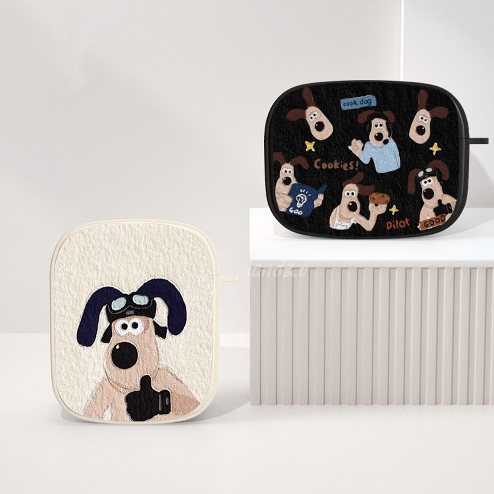 아이앤드오 4TYPE Gromit Painting Case 그로밋 에어팟케이스 프로 2세대 1세대 - 위시버킷