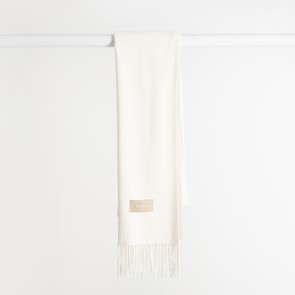 할렌 [11월24일 순차배송] solid cashmere muffler (M012_ivory) - 위시버킷