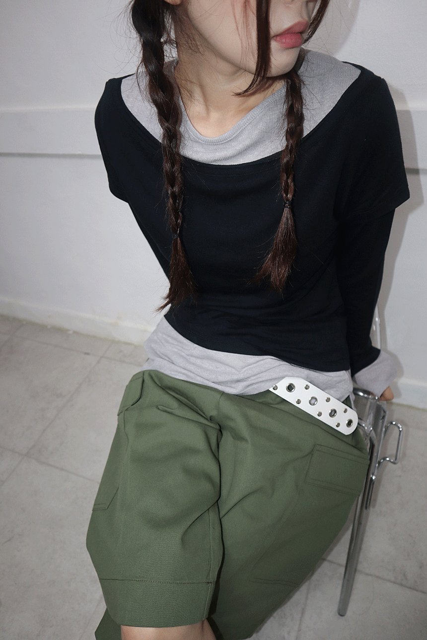 팁씨 Cloud Layering t (2color) - 위시버킷