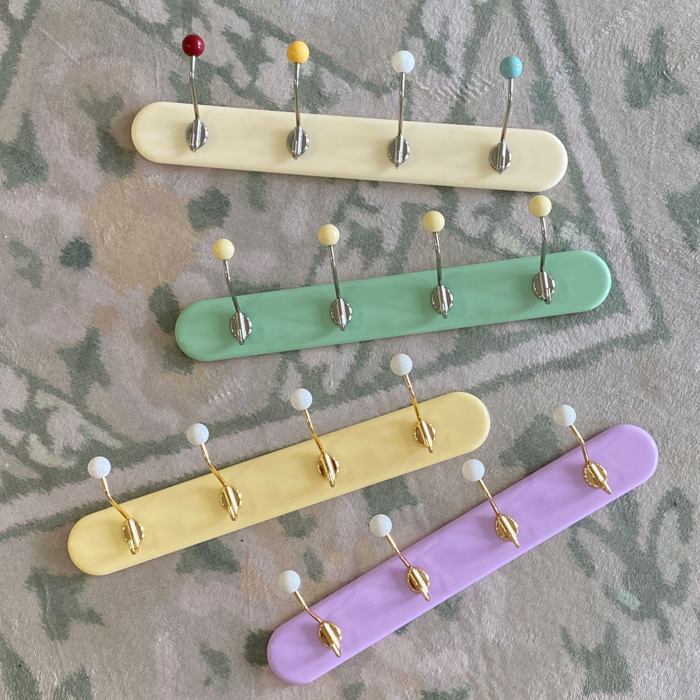 디디더블유디 [DDWD]미니 빈티지 코트랙 자석 - 4구 - 위시버킷