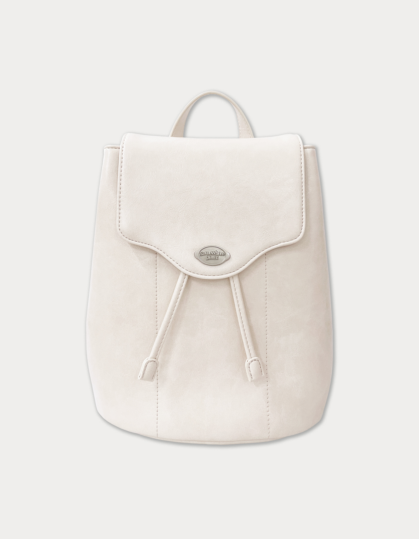 썸웨어버터 [release 10%] fle backpack - cream - 위시버킷