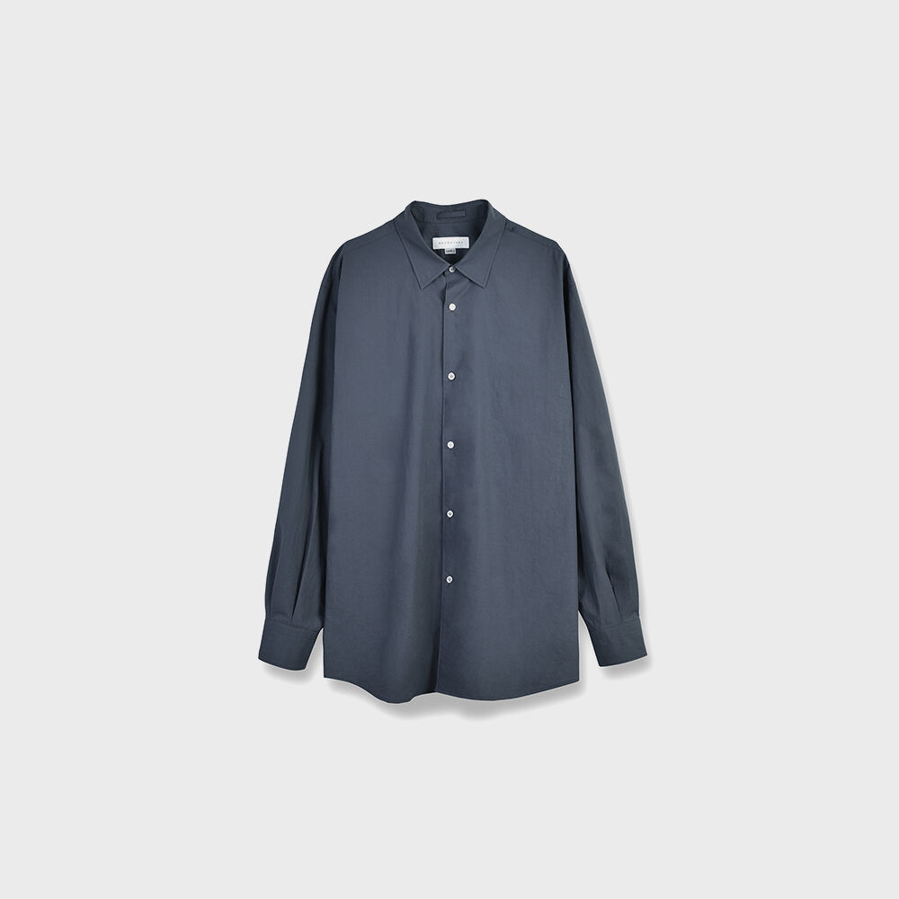 브라운야드 Hidden Pocket Shirt, Charcoal - 위시버킷