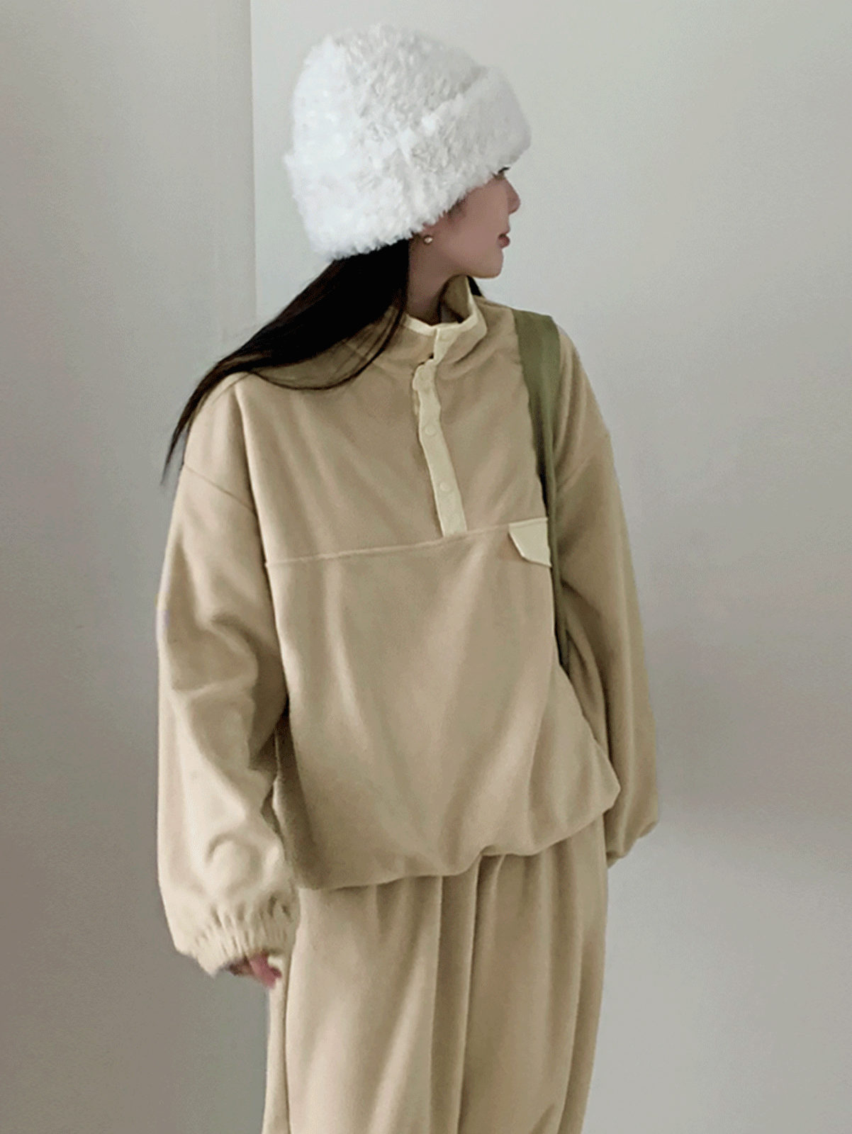 어리틀빗 baron fleece mtm (3color) - 위시버킷