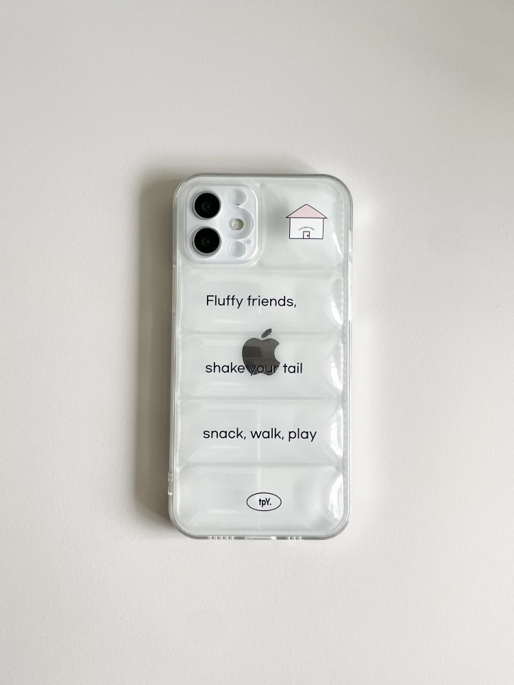 투포우야드 tpy padded phone case / 투명 패딩 케이스 - 위시버킷