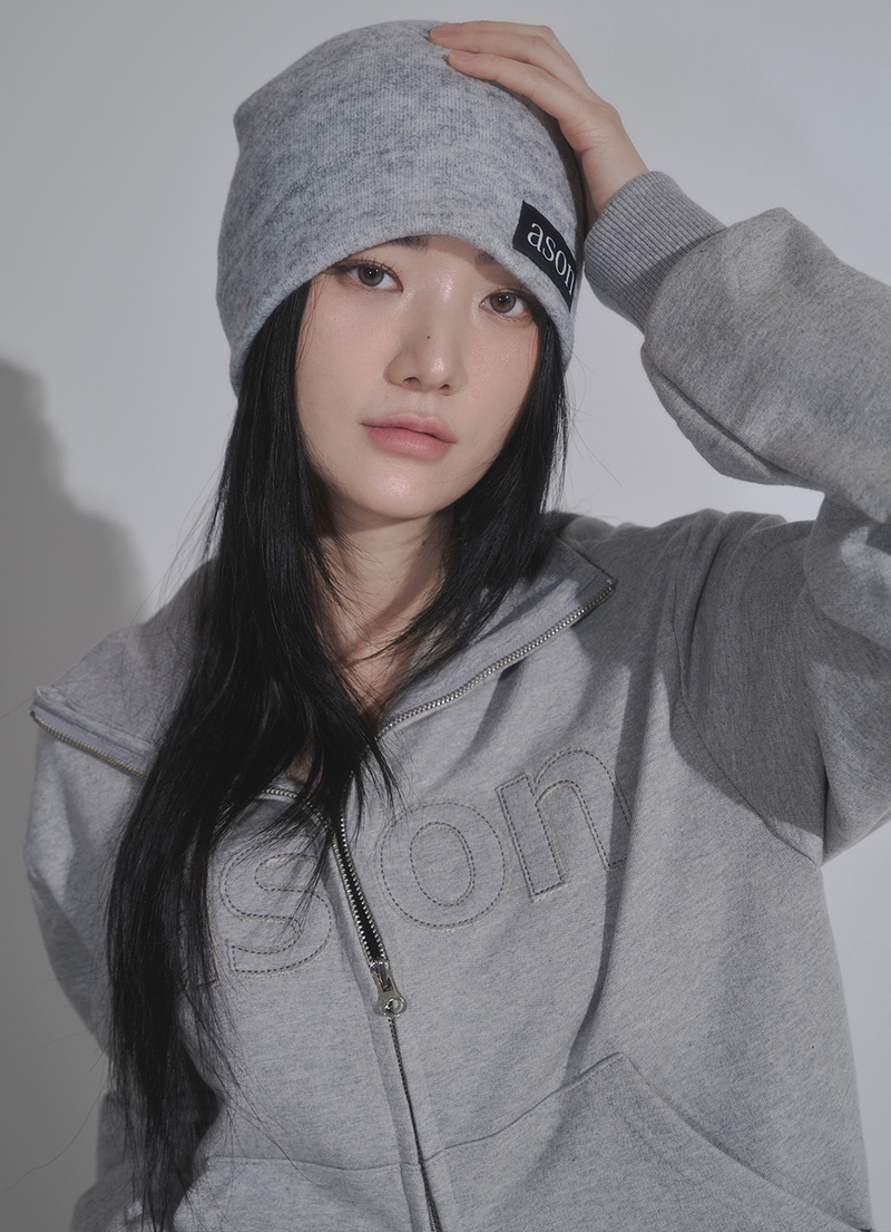 애즈온 MELLOW BEANIE / GRAY - 위시버킷
