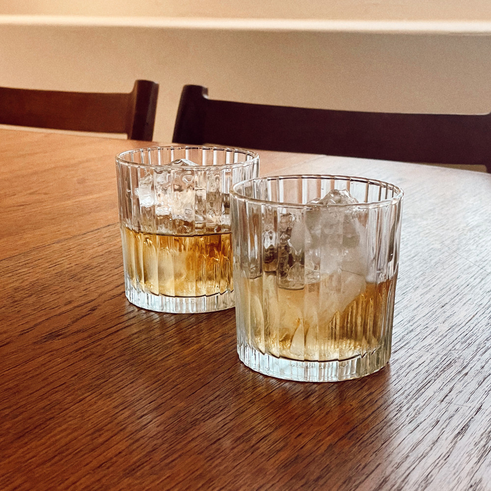빌라 VILLAR [빌라] 위스키잔 양주 강화유리 언더락 하이볼 잔 온더락 글라스 300ml 1P - 위시버킷