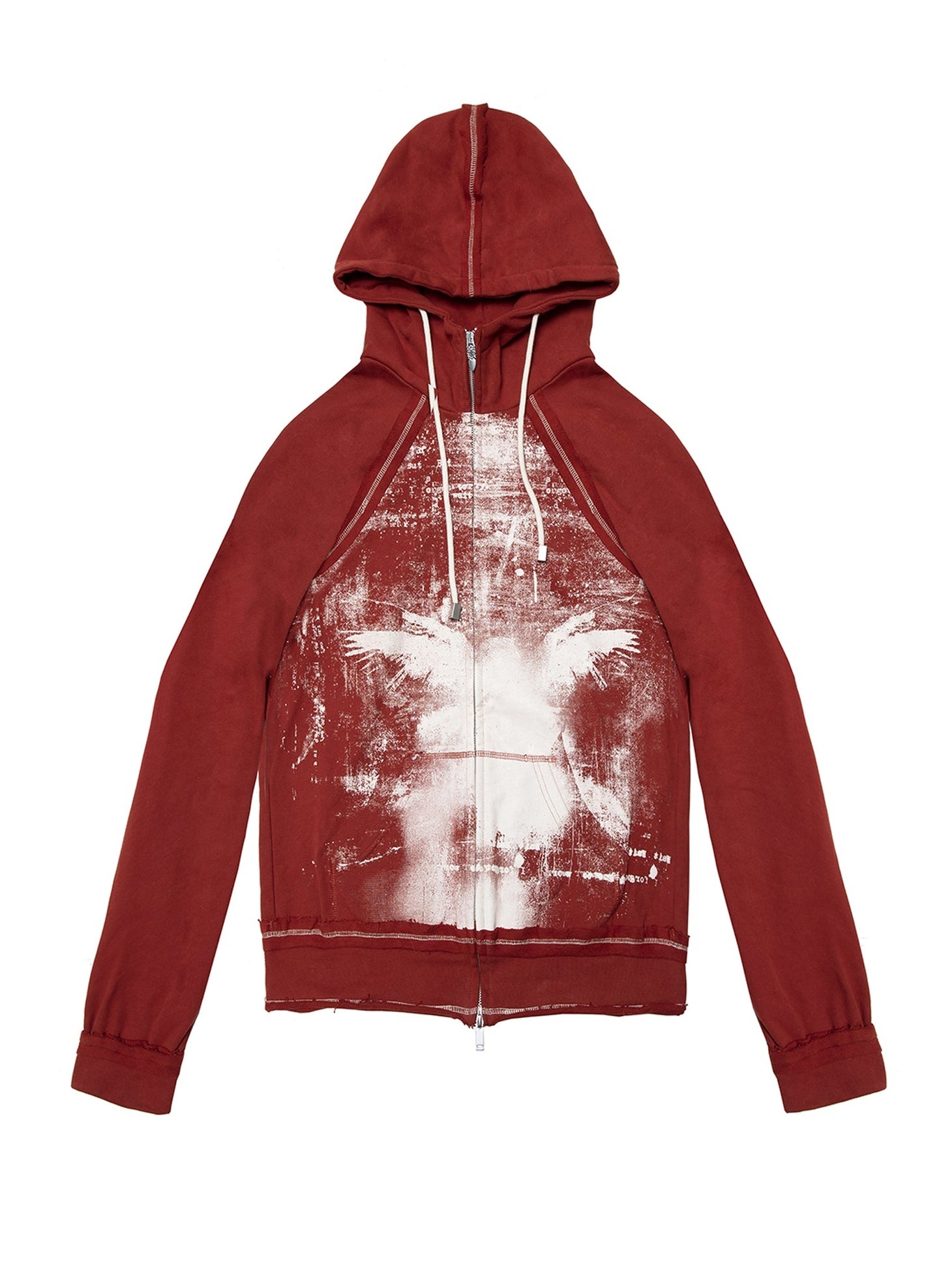 FROGLET Printing Loose Hooded Parka - S / red(presale) - 위시버킷