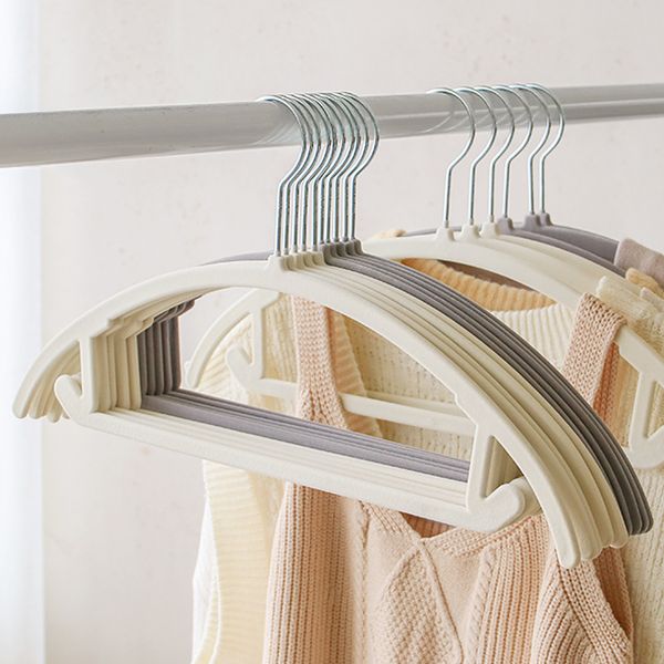 네이쳐리빙 어깨뿔방지 벨벳 논슬립 옷걸이 10P/30P - 위시버킷