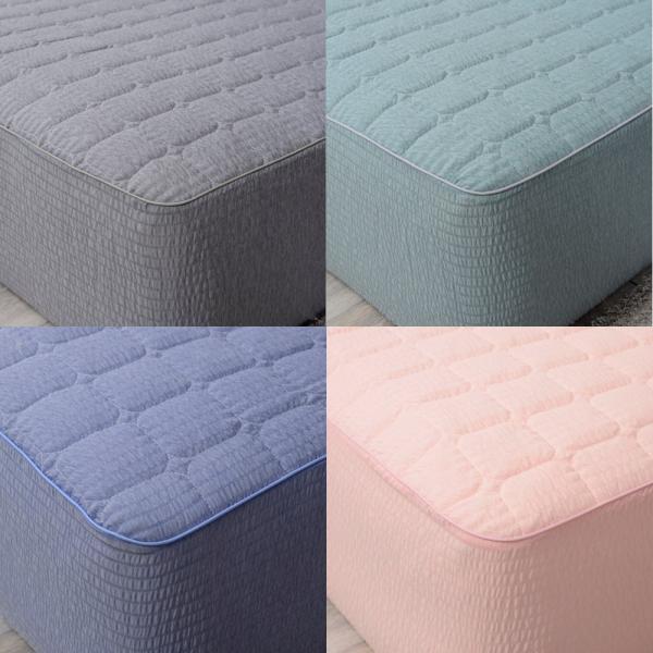 휴고하우스 시원함을 더한 선염 시어서커 크리미 누빔매트리스커버 SS Q 4color - 위시버킷