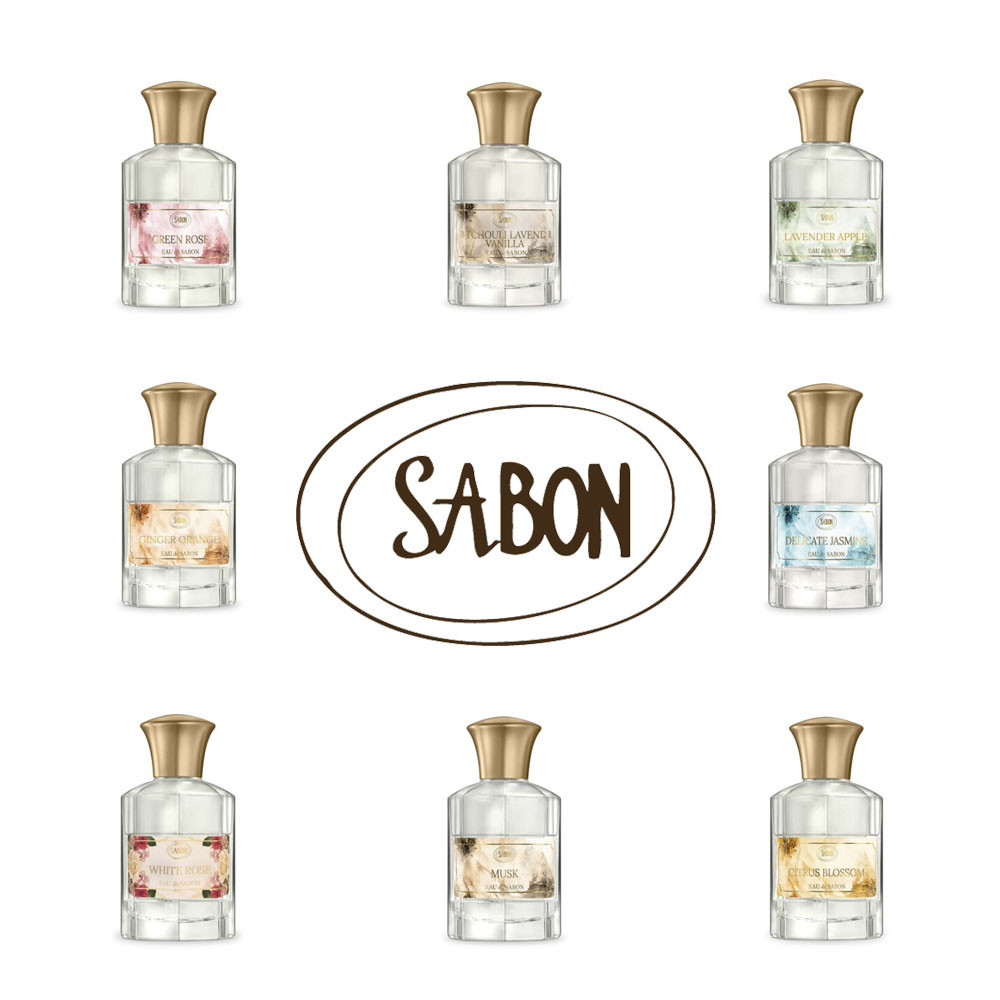 사봉 SABON 오드 향수 Eau de 80ml 10종 그린로즈 라벤더애플 자스민 사봉 머스크 로즈티 화이트티 화이트로즈 - 위시버킷