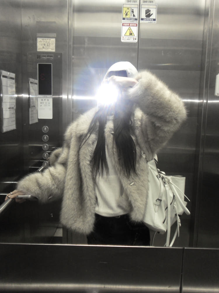 슬립오버 당일 Sandy fur jk - 위시버킷