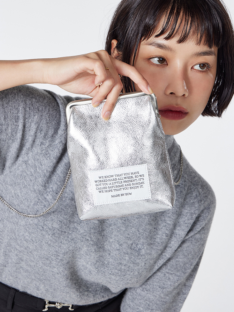 이오더블유 [ EOW ] FRIDAY BAG - SILVER - 위시버킷