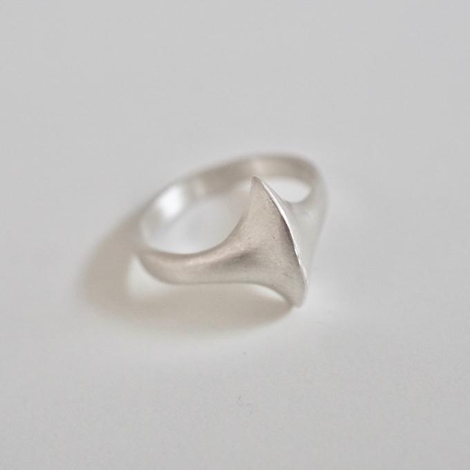 백액트실버 double one pointed ring - 위시버킷