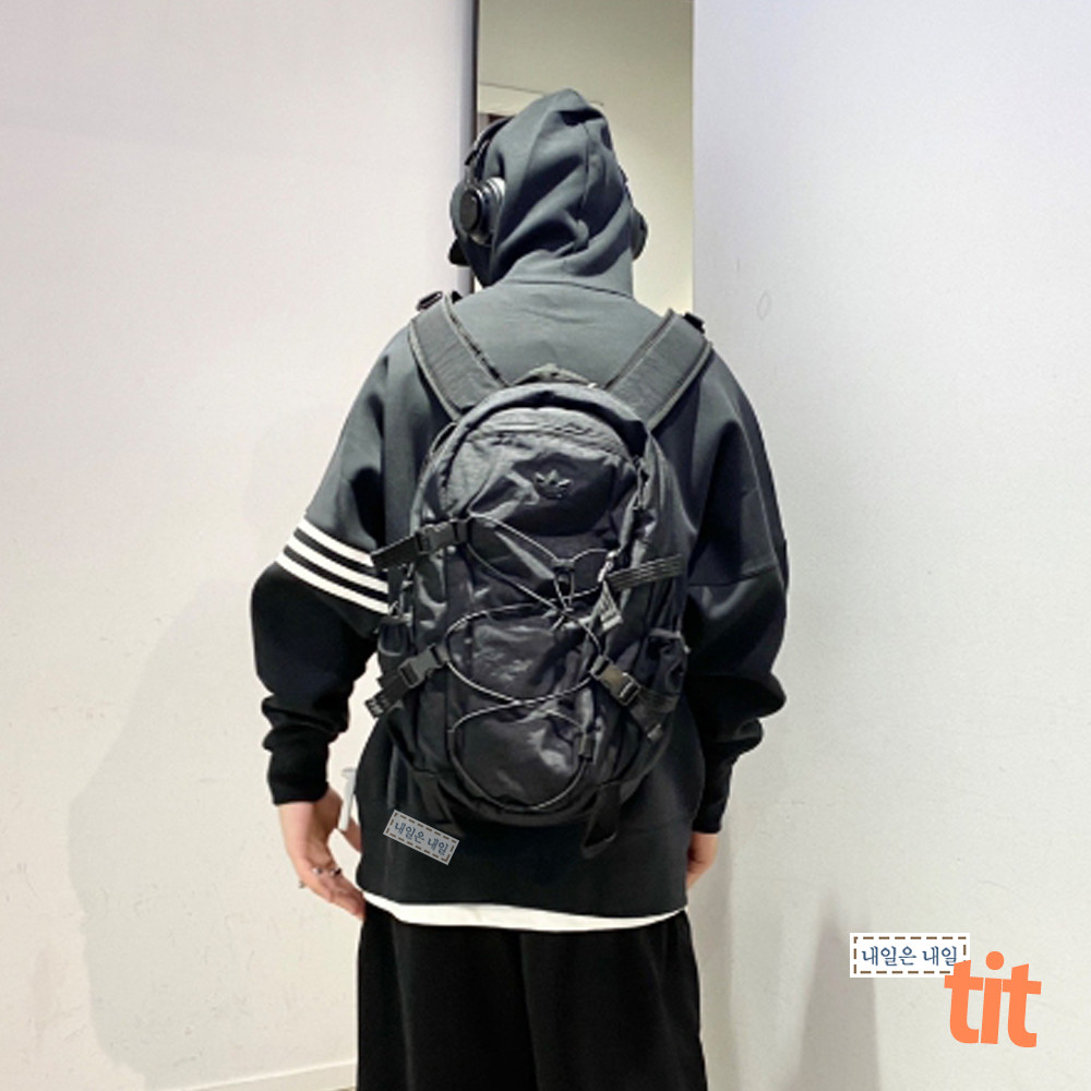 아디다스 아디다스 백팩 어드벤처 빈티지 트리플 블랙 II3333 - 위시버킷