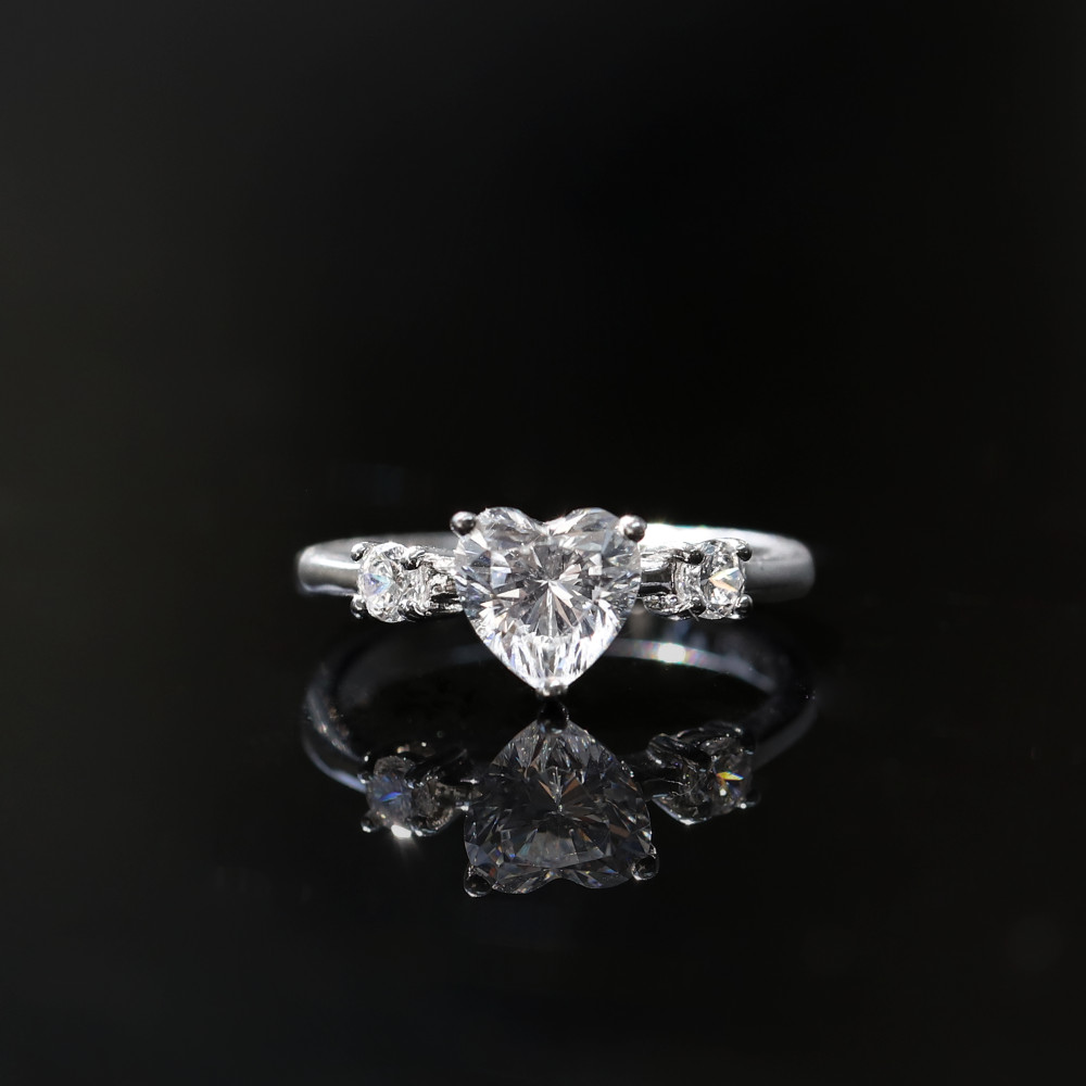 쏘네 [쏘네] 스위스 시그니티 시뮬럿 다이아 레이디 하트 반지, Swiss Signity Simulated Diamond ...