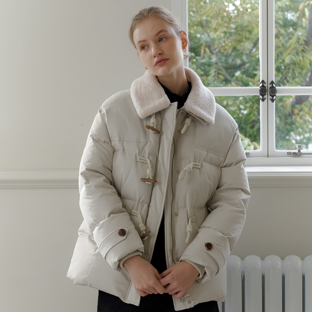 엽페 COLLAR DUCKDOWN PADDING_LIGHT MINT - 위시버킷