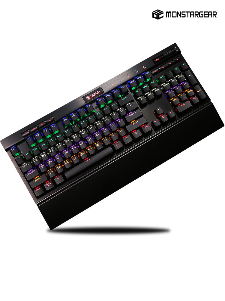 몬스타기어 [중고] [리퍼비시]MK108V2 게이밍 기계식키보드 적축 - 위시버킷