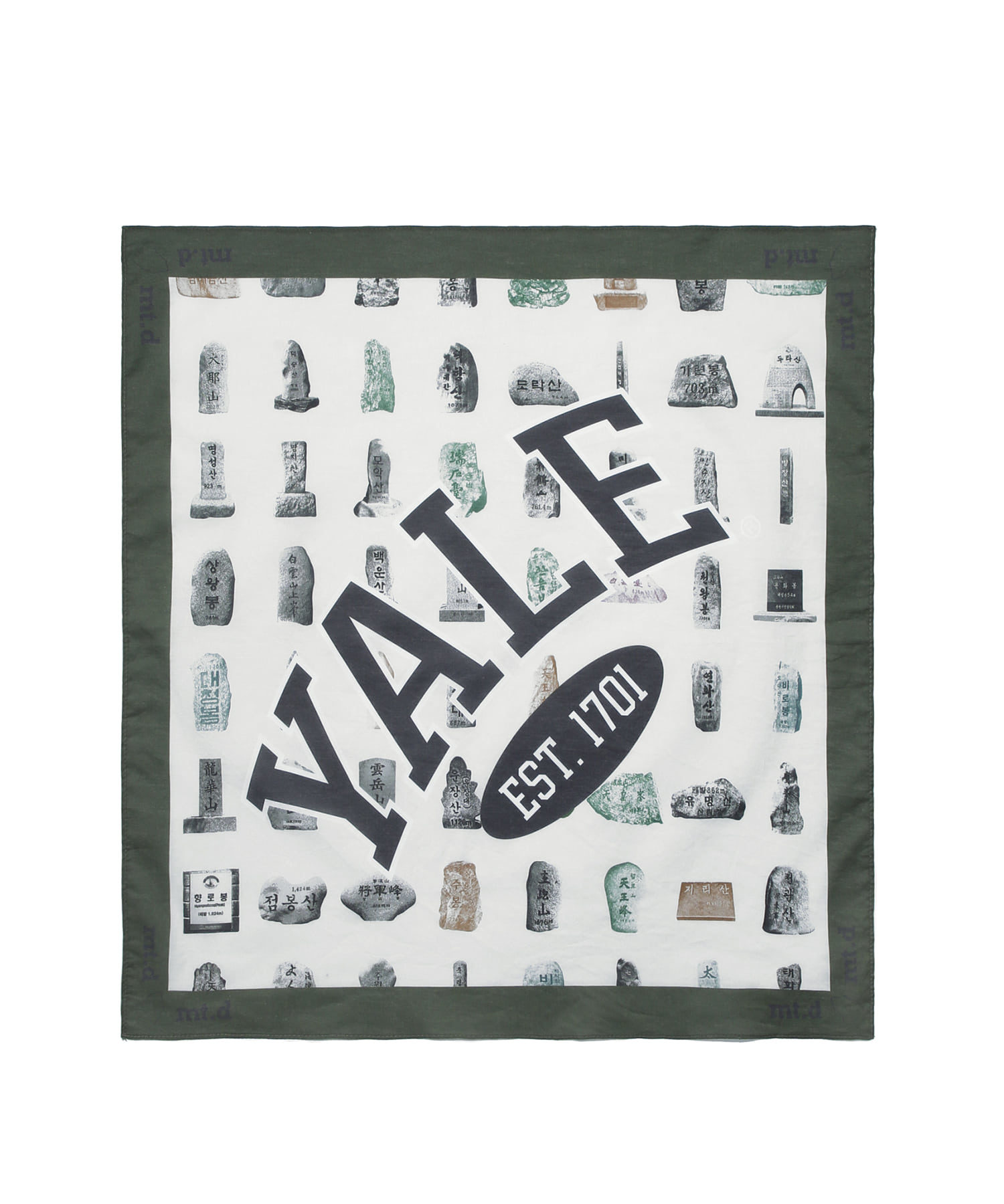 피지컬 에듀케이션 디파트먼트 YALE X MT.D 2 TONE ARCH HANGER CHIEF - 위시버킷