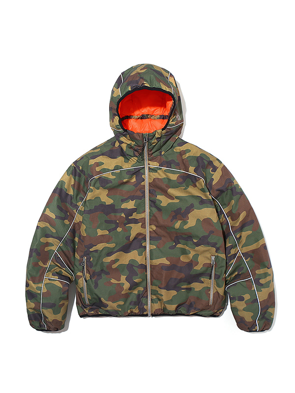 페치 PRIMALOFT® WARM UP JACKET WOODLAND CAMO - 위시버킷