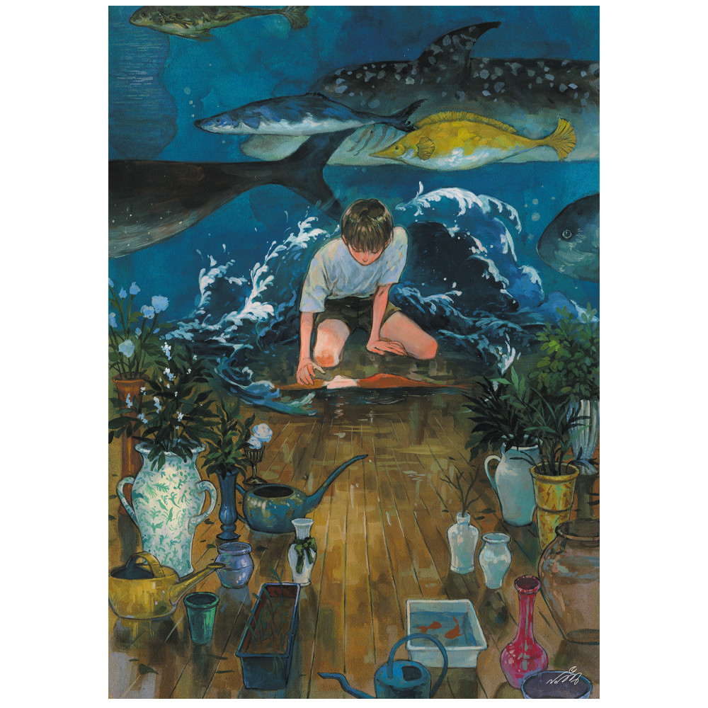 노마딕 괜찮을거야 / A4 종이포스터 / 노마 NOMA 아트포스터 포스터 미술 수채화 노마딕 nomadic - 위시버킷