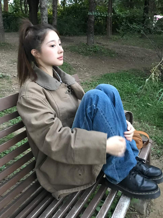아우어노스텔지아 [연주PICK] Heritage ember Fireman jacket_Beige Brown(O25-OT07 ...