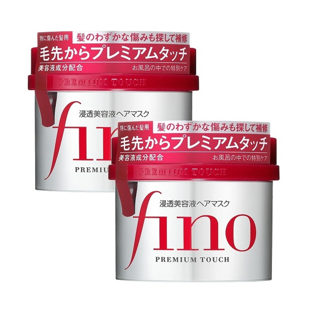 피노 시세이도 피노 고농축 헤어 트리트먼트 팩 마스크 230g 2개세트 - 위시버킷