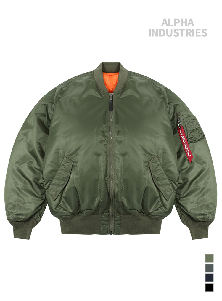 알파 인더스트리 MA-1 봄버 재킷 SAGE - 위시버킷