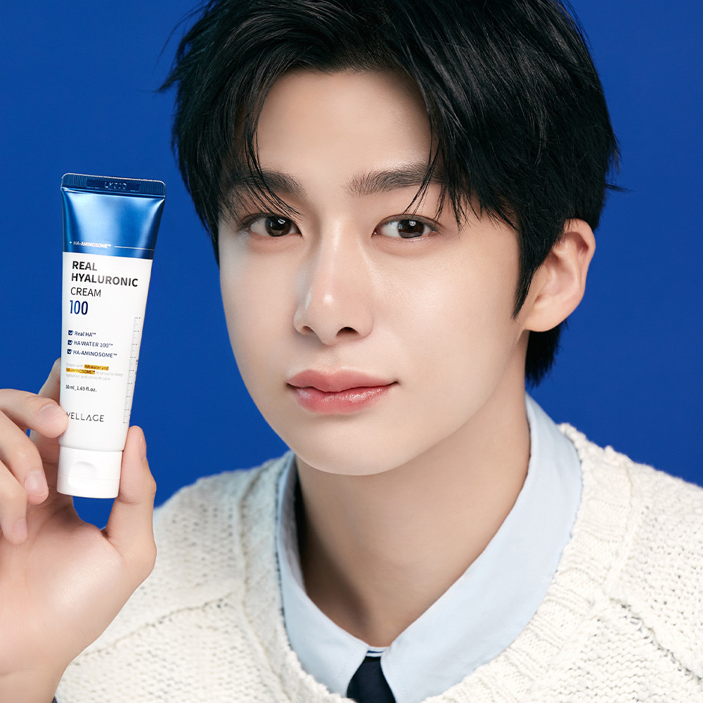 웰라쥬 [된다 PICK] 웰라쥬 리얼 히알루로닉 100 크림 (80ml)(+속건조 3 STEP 키트, 토너 12ml 증정) / 속건조 / 수분보습 / 히알루론산 - 위시버킷