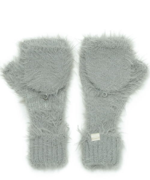 타입서비스 Two Way Fluffy Gloves [Gray] - 위시버킷