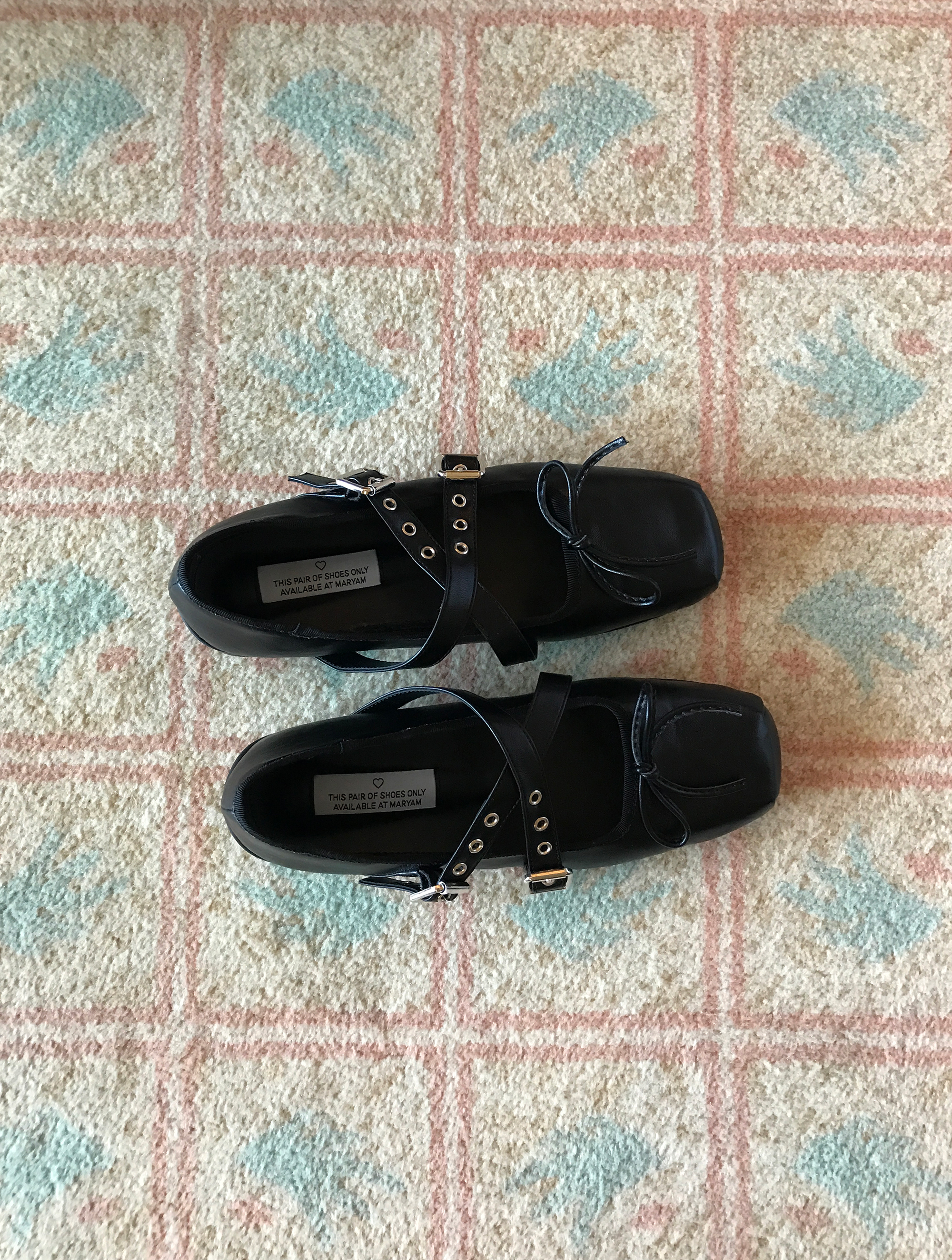 M627HOUSE Punky ribbon falt shoes - 위시버킷