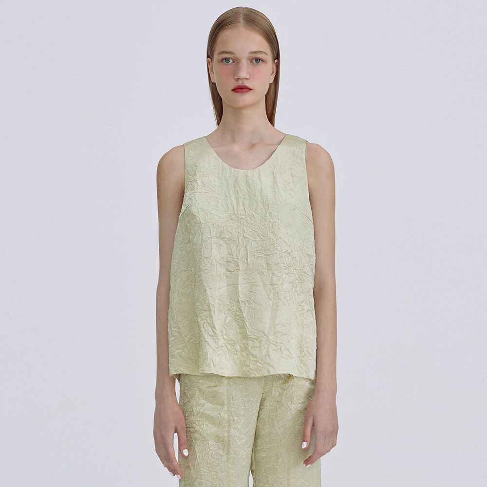 분더캄머 Wrinkle Glossy Top_Light Green - 위시버킷