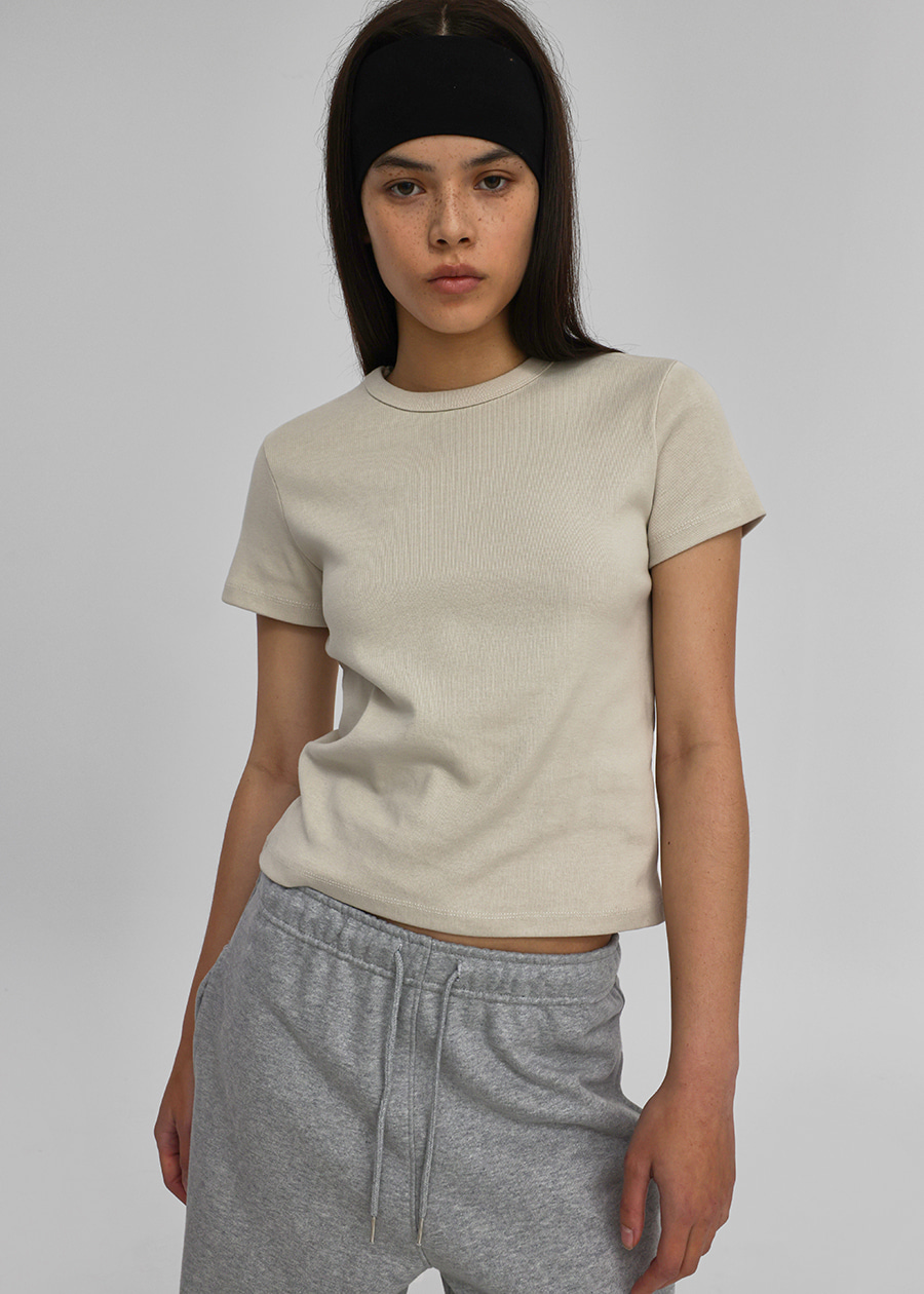 블랙업 [B-BASIC] 스탠다드 라운드 반팔티 (2SIZE) - 위시버킷