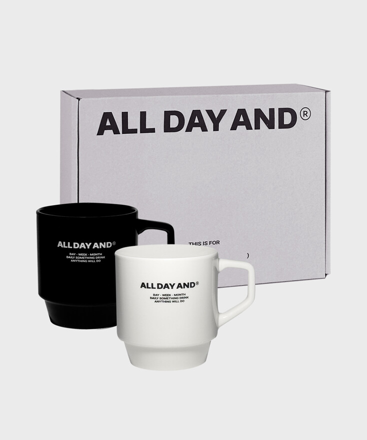 ALL DAY AND [GIFT SET] 올데이 머그_all day mug 2P - 위시버킷