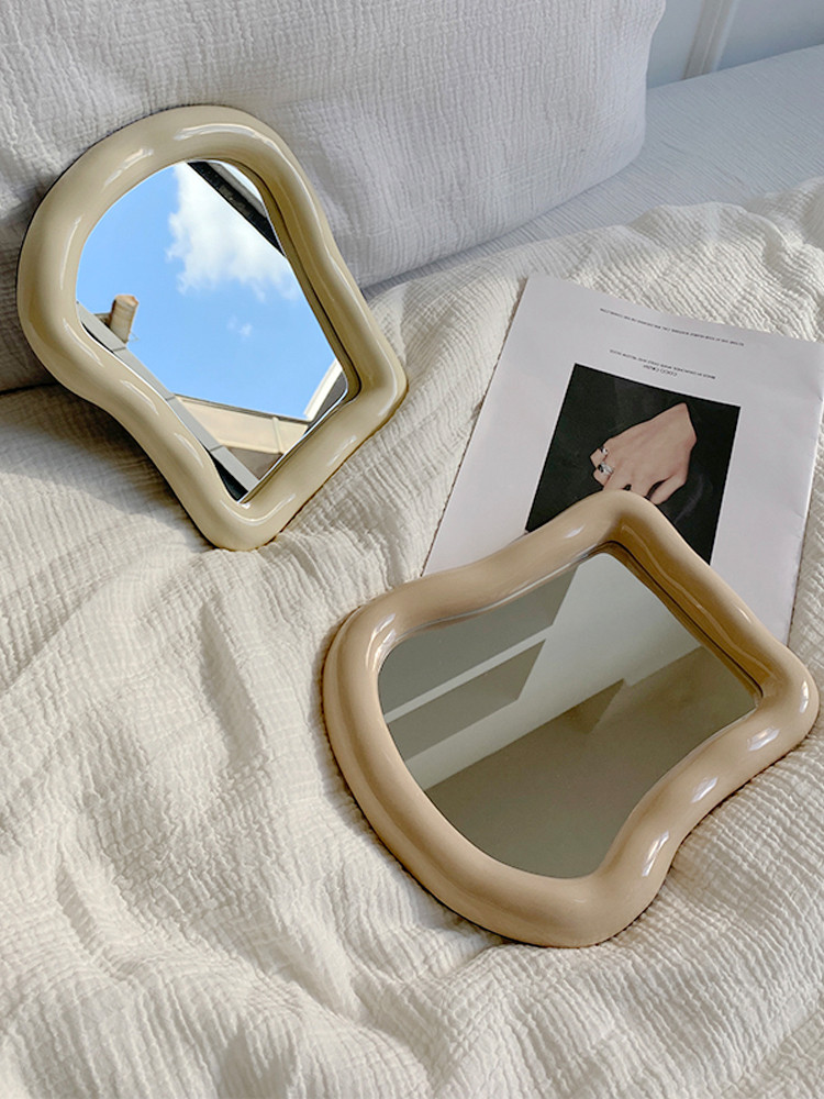 셀렉티드커스텀 Toast Mirror 토스트 탁상거울 2COLOR - 위시버킷