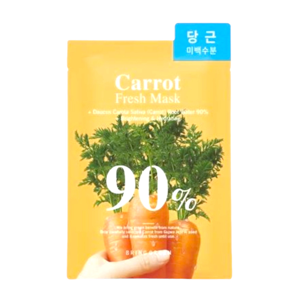 브링그린 bringgreen 브링그린 당근비타 90%프레시마스크 10매 - 위시버킷