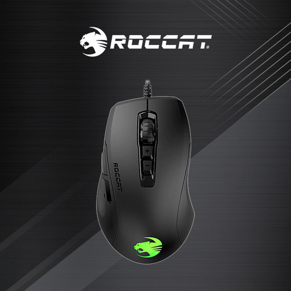 로캣 ROCCAT KONE Pure Ultra Black 게이밍 마우스 - 위시버킷