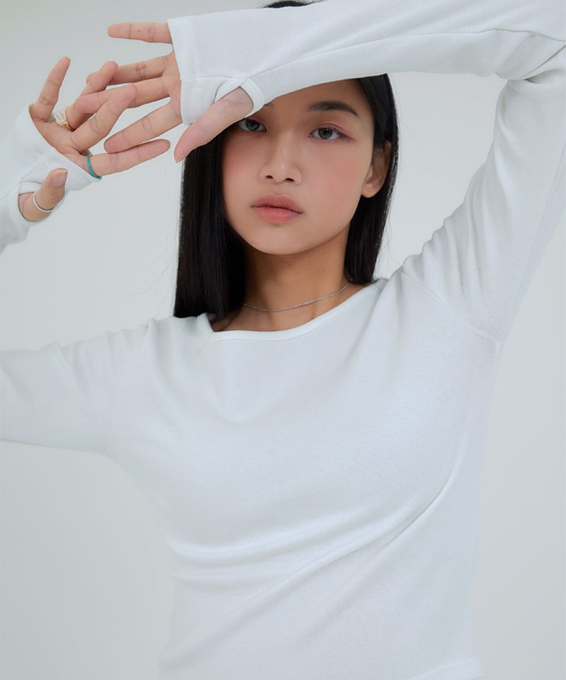 어커버 어커버 크롭핏 워머 긴팔 티셔츠 9color - 위시버킷