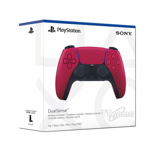 플레이스테이션 PS5 소니정품 듀얼센스 무선컨트롤러 코스믹 레드 - 위시버킷